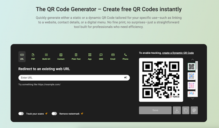 The Best Free QR Code Generator (2025) | TQRCG Review - softwareviews.net